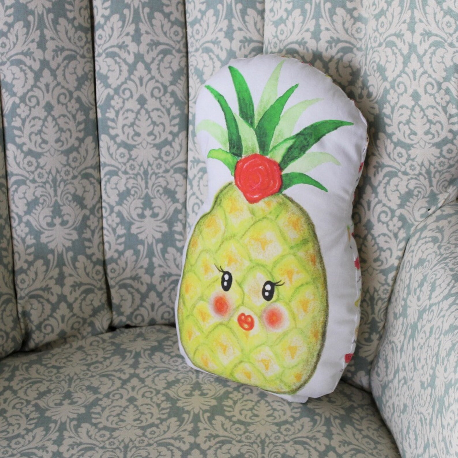 Pineapple Pillow. Pineapple Plush. Tropical Fruit Pillow. - Etsy