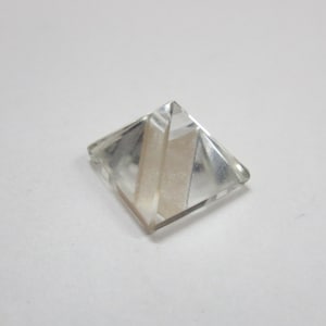 16mm Crystal Quartz Pyramid Square Gemstone, Natural CRYSTAL Square ...