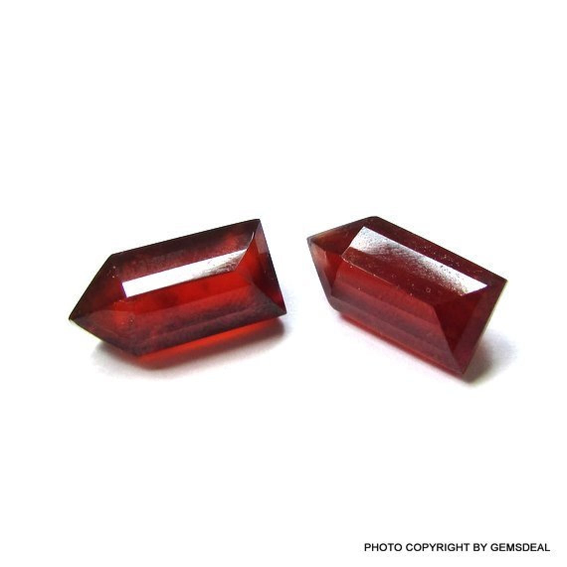 1 Pieces 8x16mm Hessonite Garnet Faceted Fancy Pencil Shape - Etsy