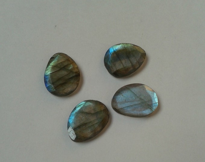 23 Carat NATURAL Genuine LABRADORITE Cut Flat Gemstone..... - Etsy