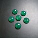 10 Pieces 8mm Green Onyx Rosecut Round Loose Gemstone, AAA Quality ...