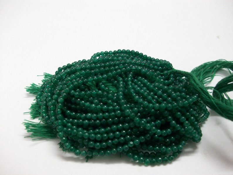 2.5mm Green Onyx Balls Round Smooth Plain Ball Beads Gemstone | Etsy