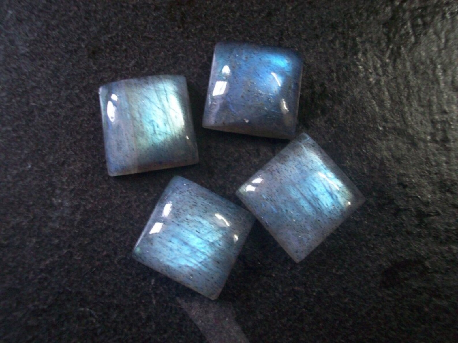 1 pieces 14mm Labradorite Cabochon Square Loose Gemstone | Etsy