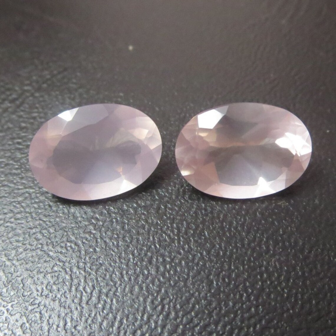 1 Pieces 10x14mm Rose Quartz Faceted Oval Gemstone Beautiful - Etsy