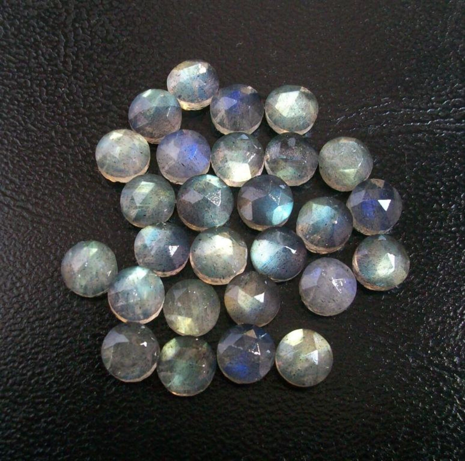 10 pieces 4mm Labradorite Rosecut Round Faceted AAA Nice | Etsy