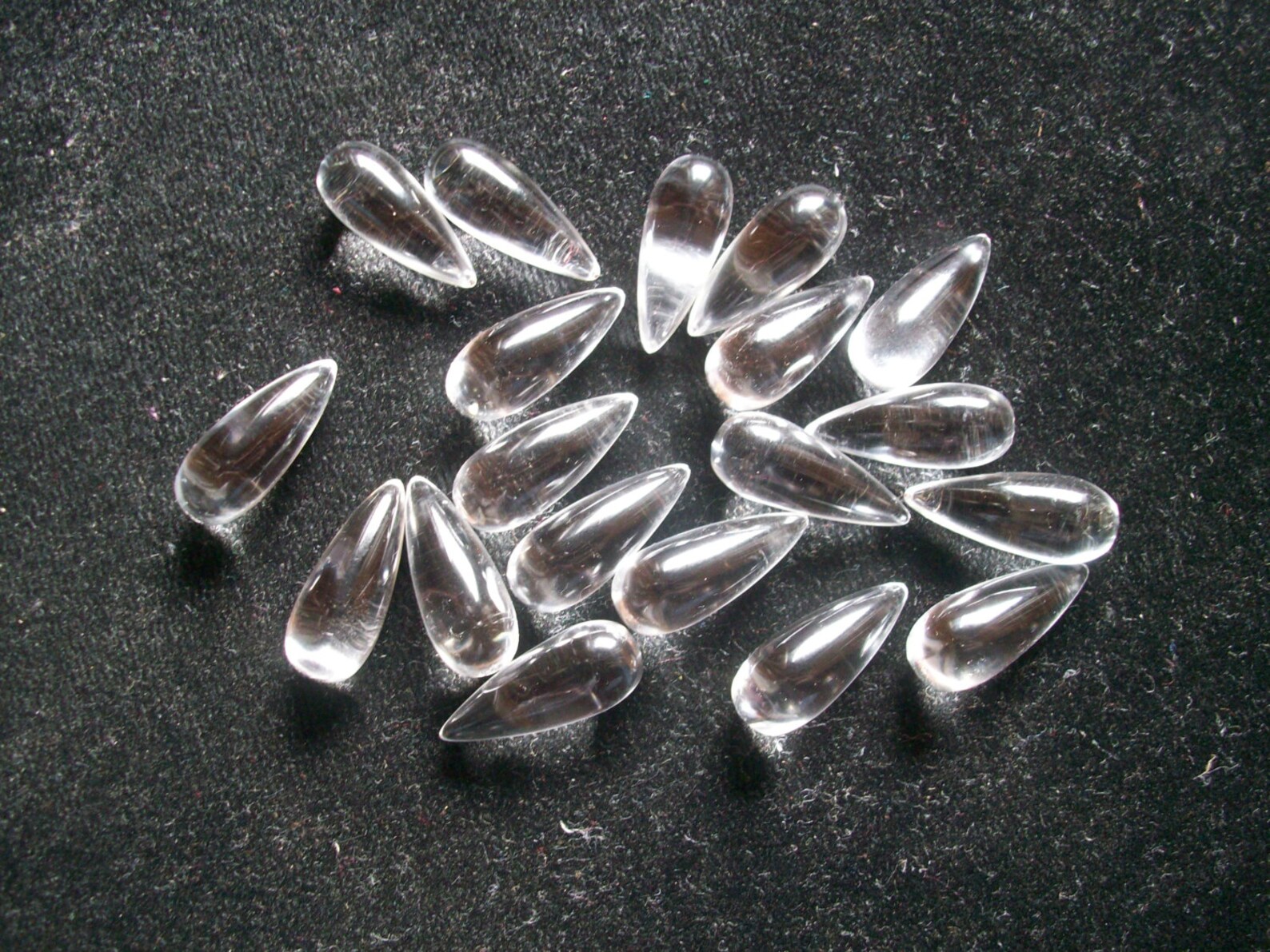 1 Pieces 8x20mm Crystal Drops Smooth Teardrop AAA Quality | Etsy