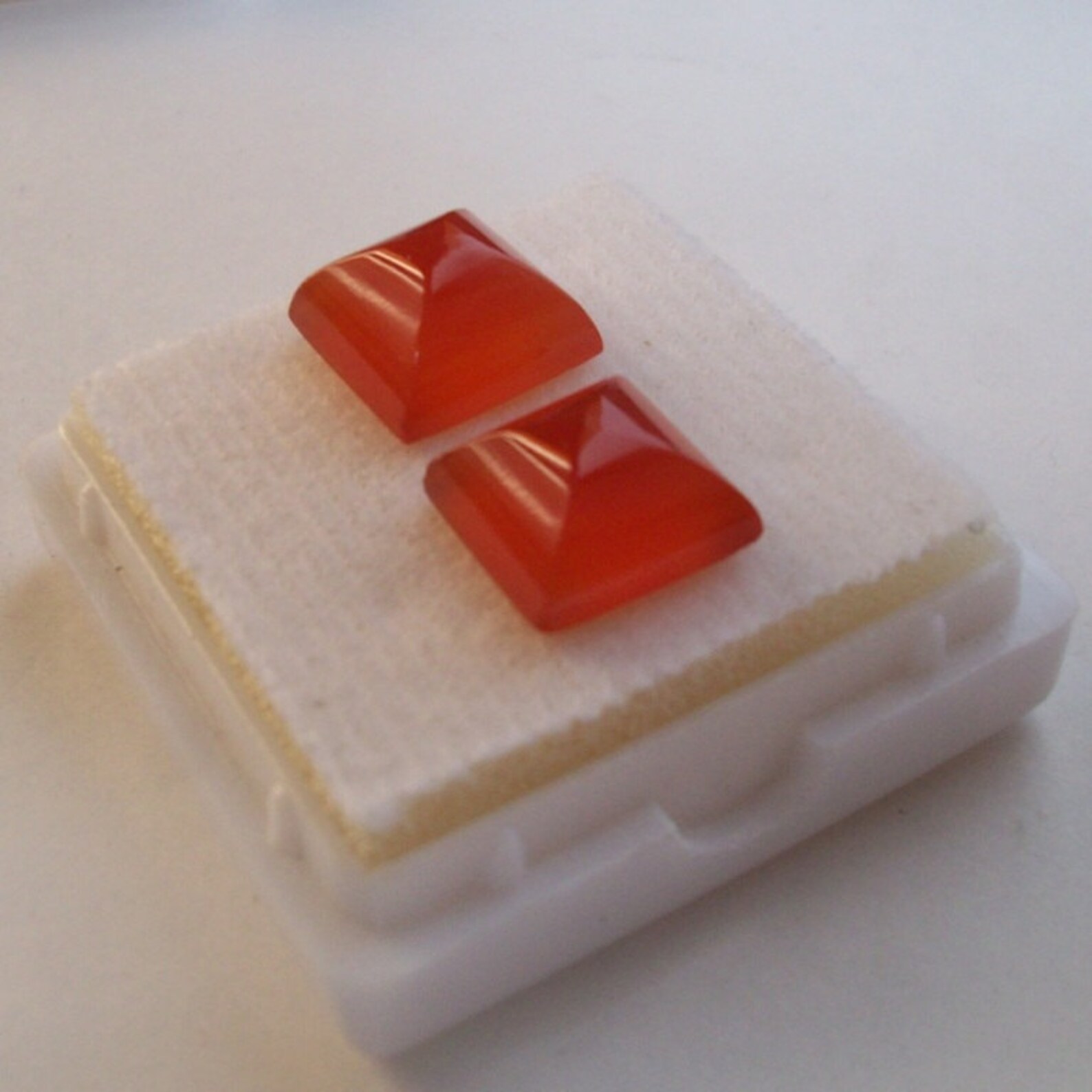 12mm Red Onyx Pyramid Cabochon Gemstone Red onyx Square | Etsy