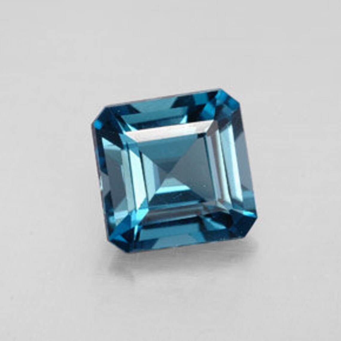 1 piece 7.75mm London Blue Topaz Faceted Octagon Loose | Etsy