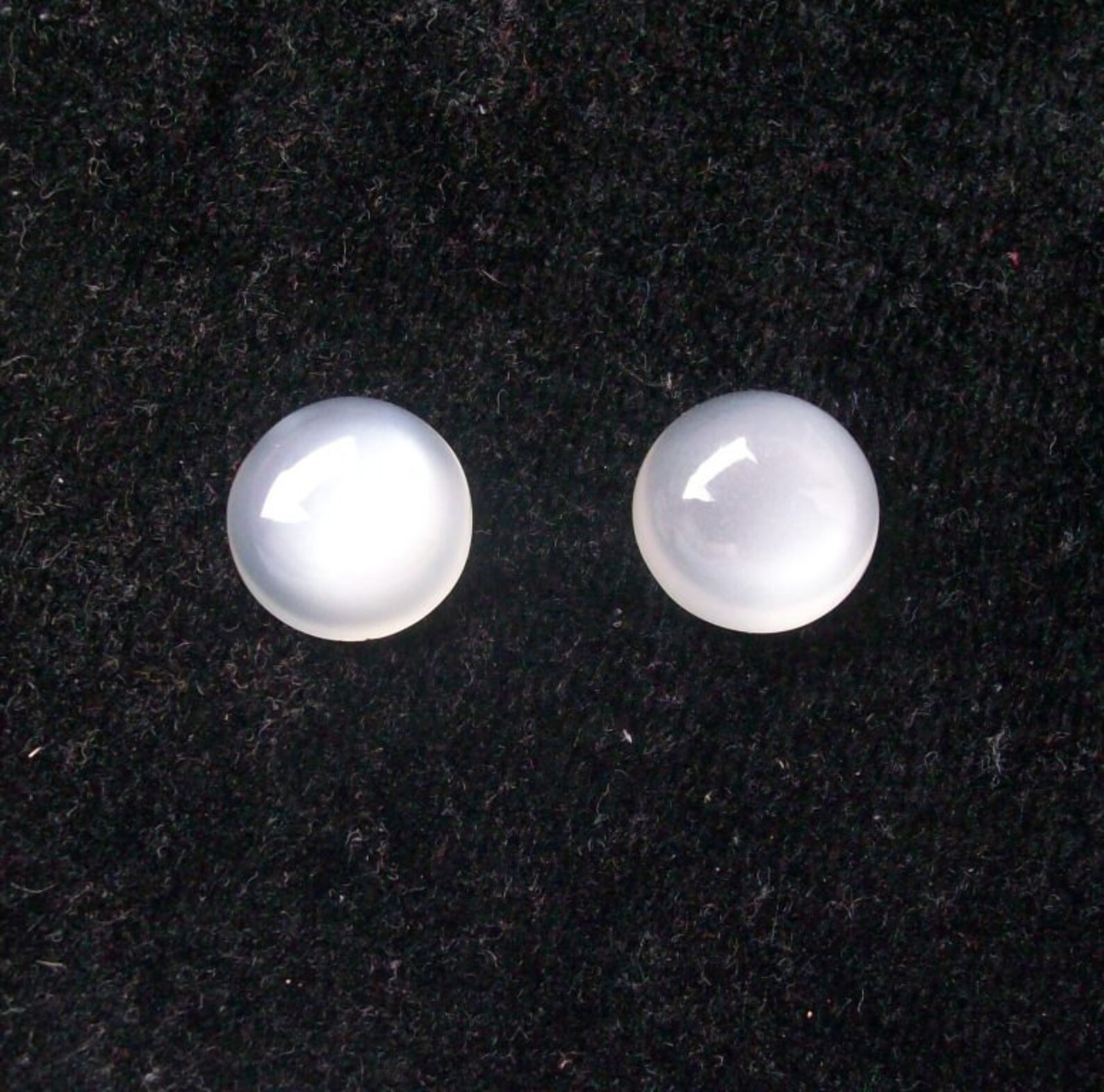 Pair 2 Pieces 12mm White Moonstone Cabochon Round Have Lots of - Etsy