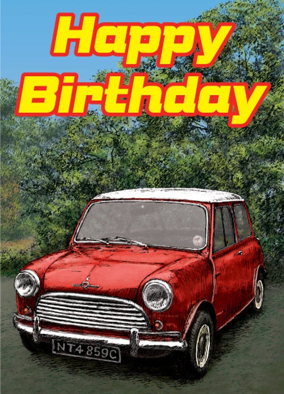 Mini Birthday Card. - Etsy