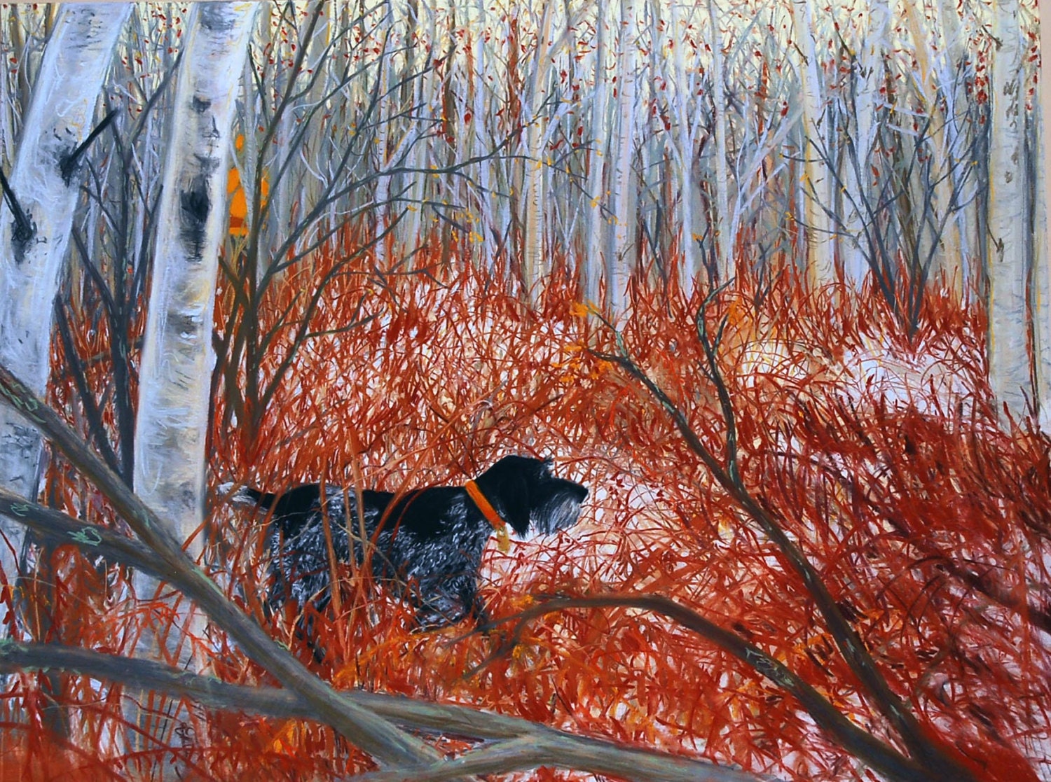 Custom Sporting Dog Art - Painting, Drawing, Pointer, Hunting, Pointing ...