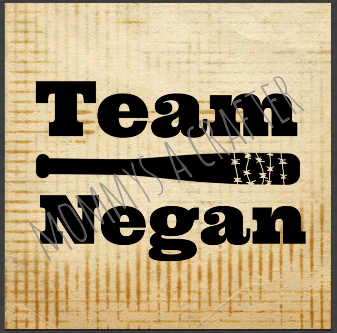 Team Negan CUT FILE - Etsy