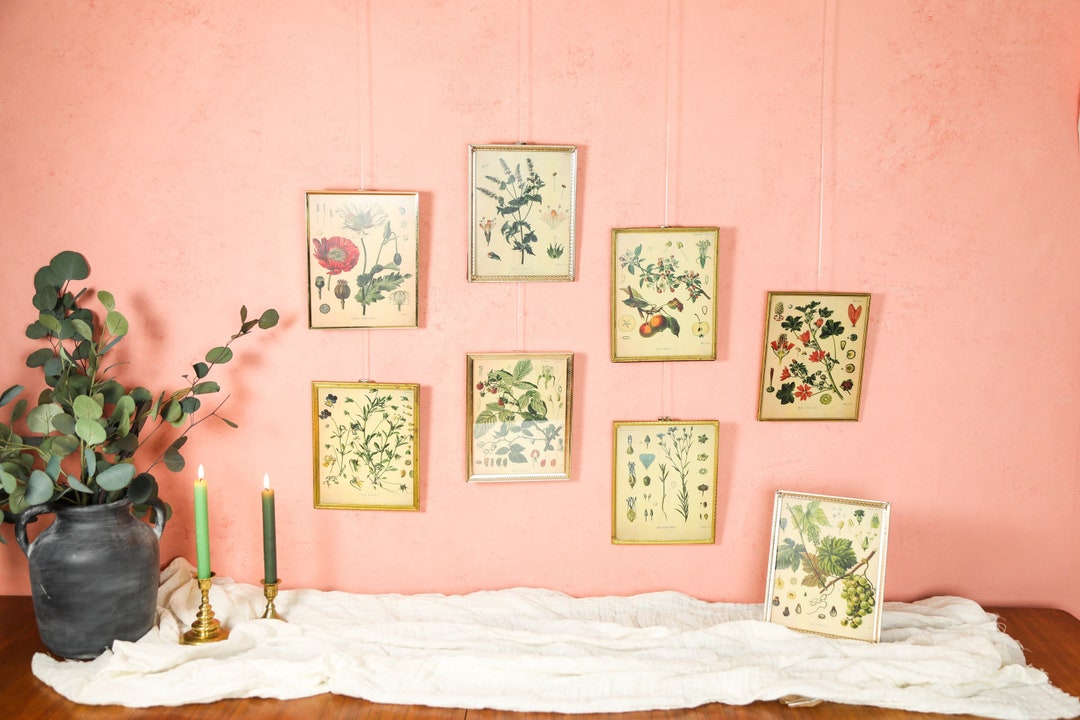 2 Vintage 8 X 10 Frame Set, Vintage Frames, 8x10 Wedding Frame Brass ...