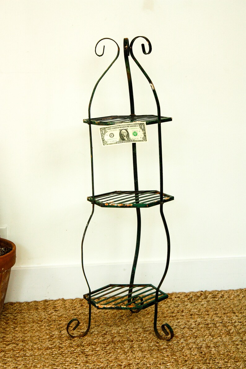 Vintage Plant Stand Octagon Shelves Farmhouse Plant Stand - Etsy