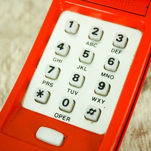 Vintage Touch Tone Telephone, 1970s Phone, Wall Telephone, Retro ...