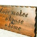 Vintage Home Sign Wall Decor Wood Home Sign Home Sweet Home - Etsy