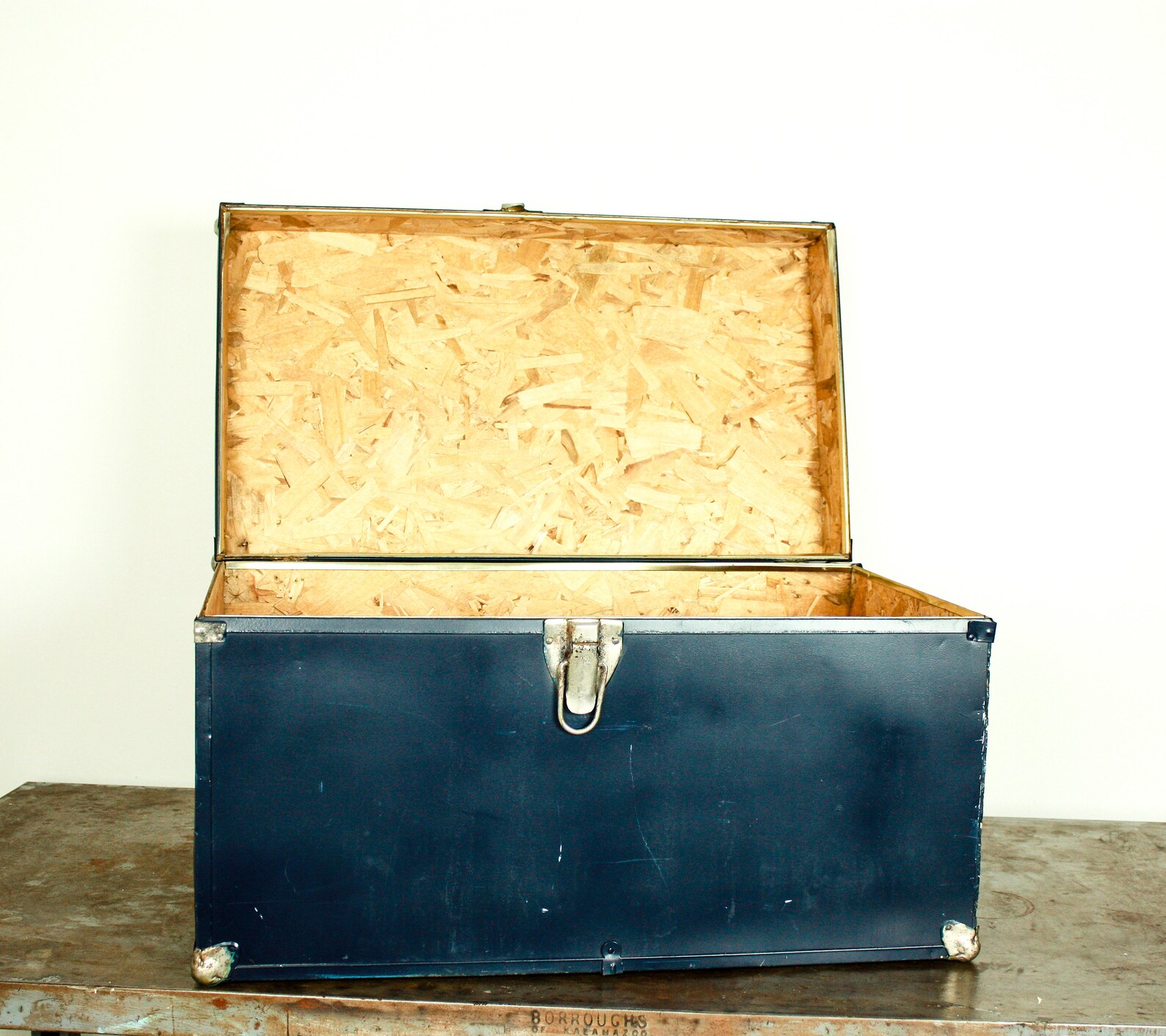 Vintage Union Jack Trunk, British Flag Furniture, Trunk Storage ...