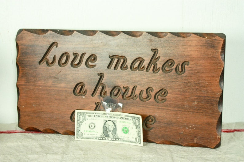 Vintage Home Sign Wall Decor Wood Home Sign Home Sweet Home - Etsy