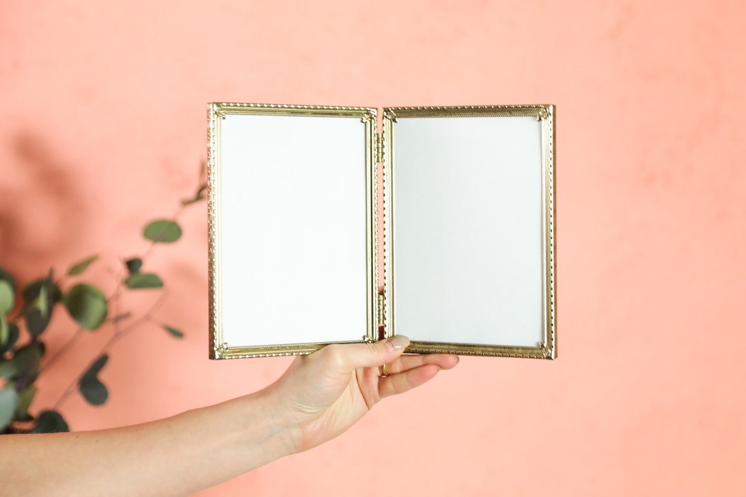 Vintage 5x7 Double Frame, Vintage Frames, Antique Frames 5x7 Double ...