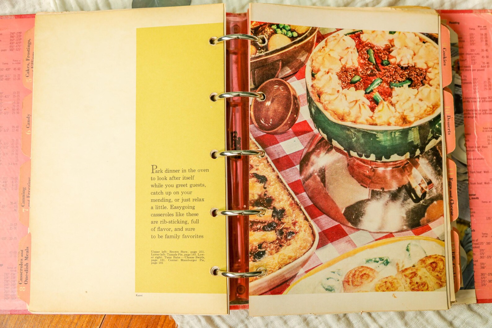 1950s Vintage Better Homes and Gardens Cookbook, 1950s Cookbook ...