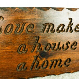 Vintage Home Sign Wall Decor, Wood Home Sign, Home Sweet Home Wooden ...