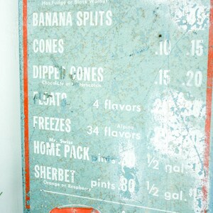 Authentic Vintage Mr Swiss Drinks Sign Large, Menu Board, Ice Cream ...