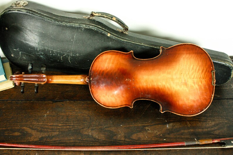 Vintage Violin and Case Violin Decor Wedding Card Holder | Etsy