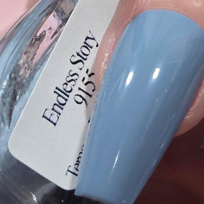 Endless Story - Slate Blue Nail Polish - Etsy