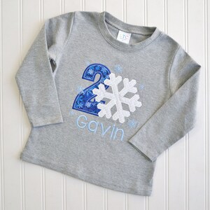 Boys Snowflake Shirt, Snowflake First, First Birthday Shirt, Winter ...