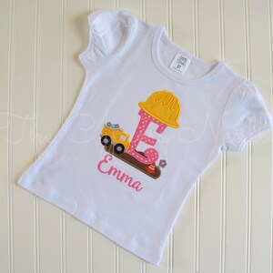 Girl Construction, Construction Shirt, Girl Dump Truck, Dump Truck ...