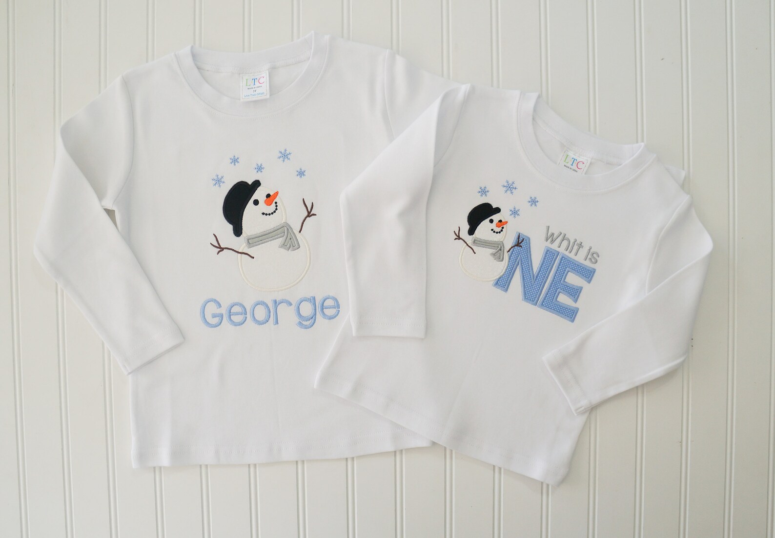 Snowman First Birthday Shirt Winter Onederland Winter - Etsy