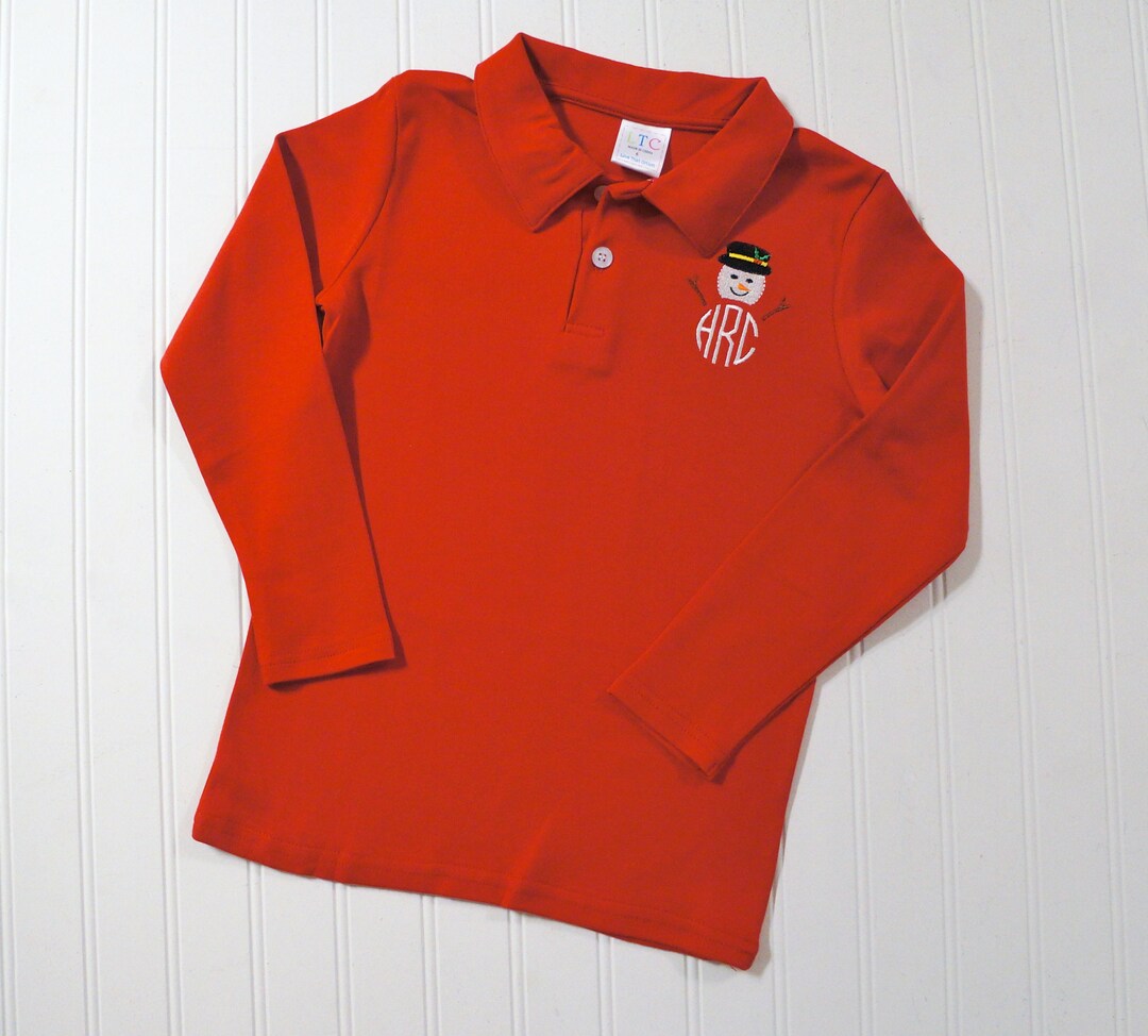 Christmas Polo Boy, Christmas Monogram, Polo Winter Monogram, Polo ...