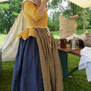 CUSTOM 18th Century Work Apron ~ 100% Hand-stitched in Your Choice of ...