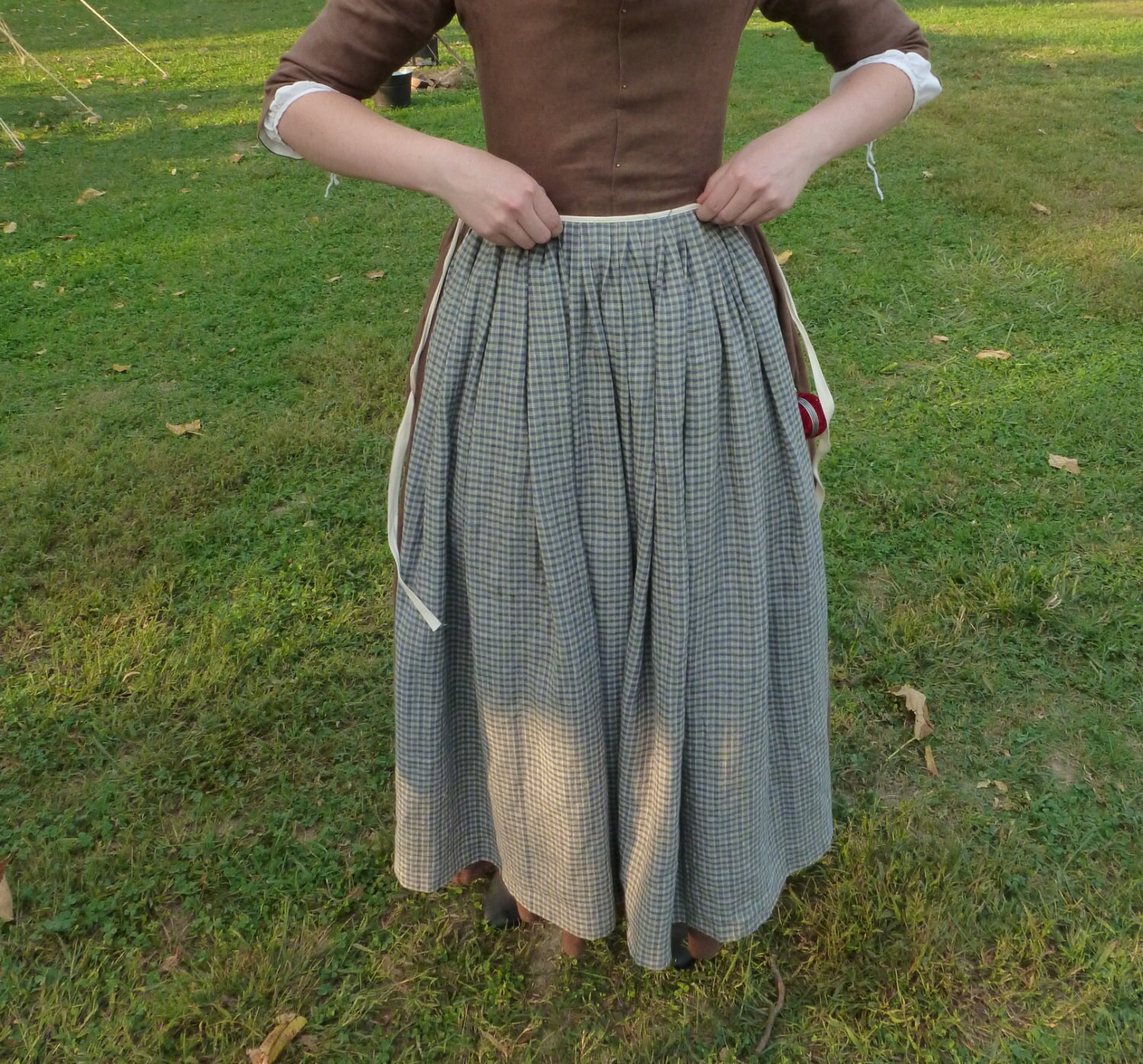 CUSTOM 18th Century Work Apron ~ 100% Hand-stitched in Your Choice of ...