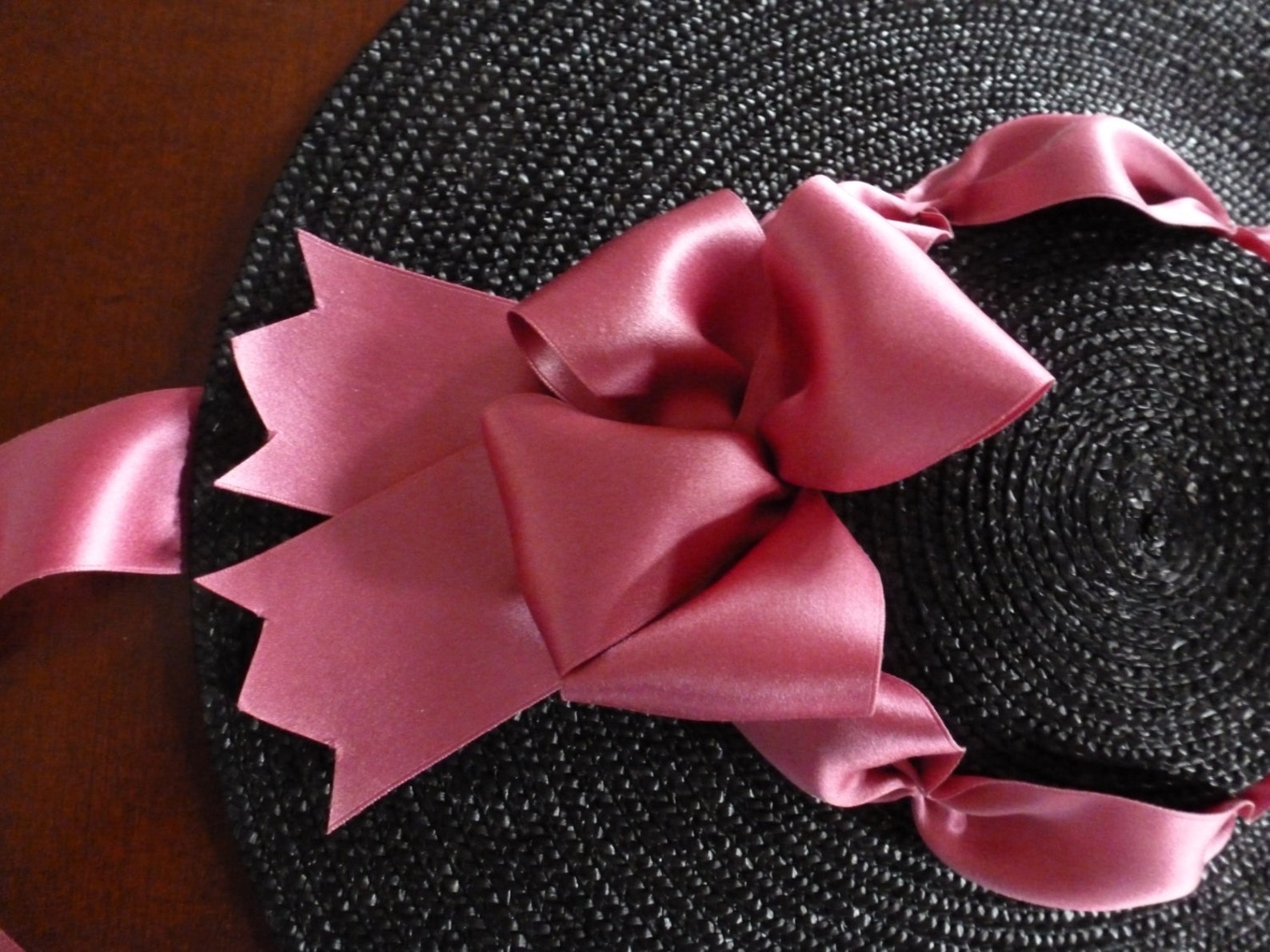 Color Choices 18th Century Shallow Crown Straw Hat Trimmed W/ Silk ...