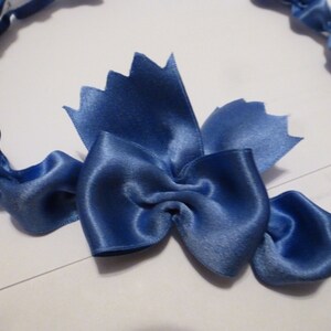 18th Century Reproduction Puffed Cap Ribbon and Breast Knot Triple Bow ...