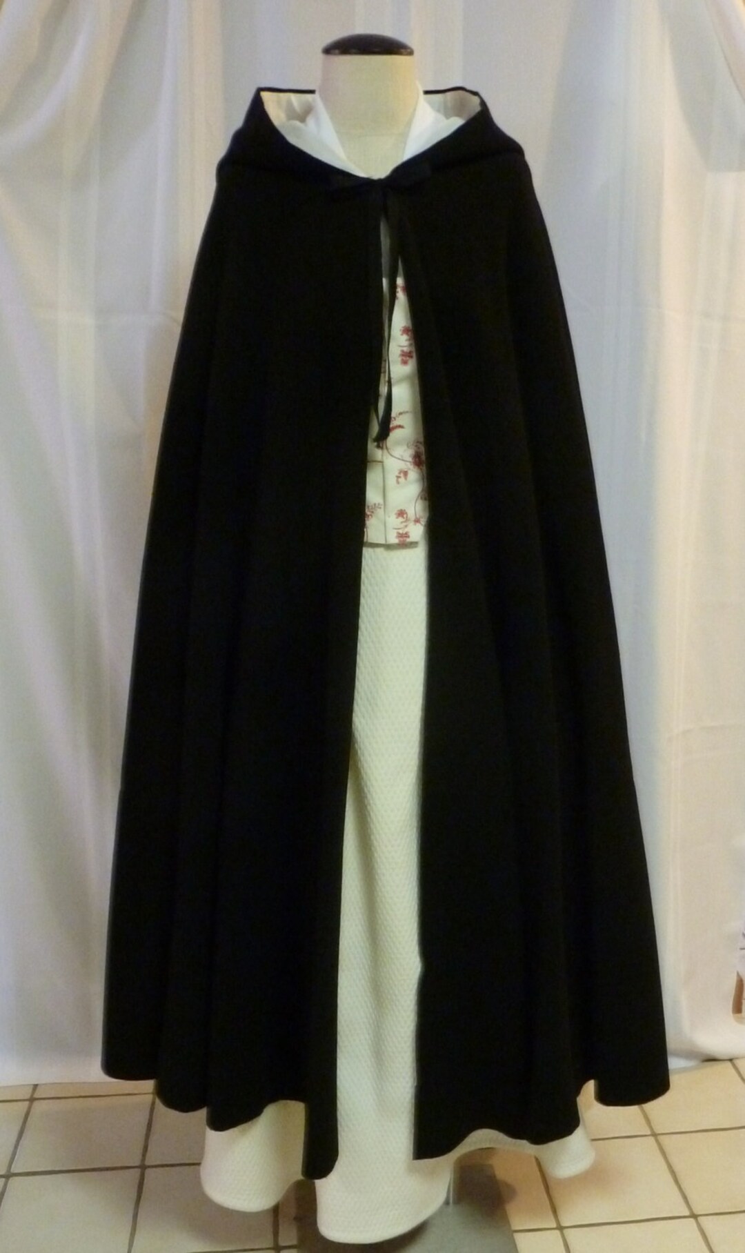CUSTOM 18th Century Hand-sewn Black Heavy Wool Broadcloth Short OR Long ...