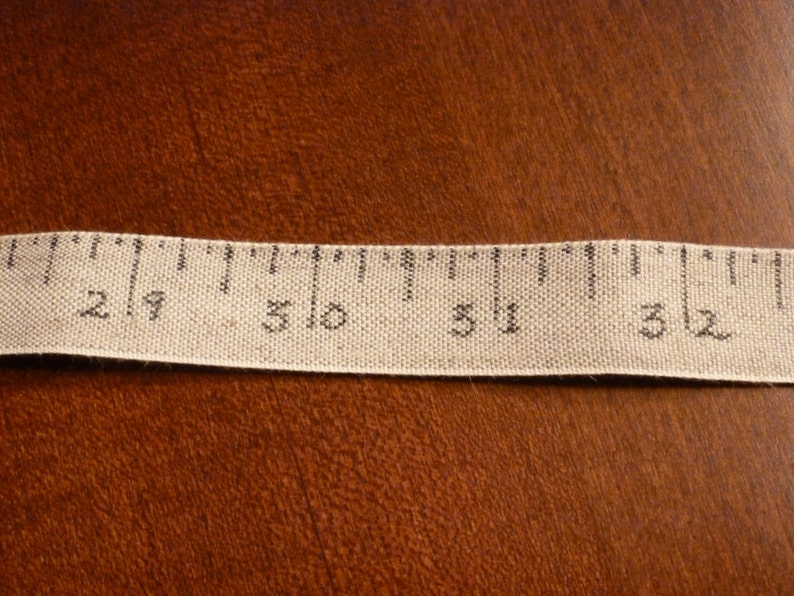 54 French Ell Hand-numbered Linen Tape Measure W/ | Etsy