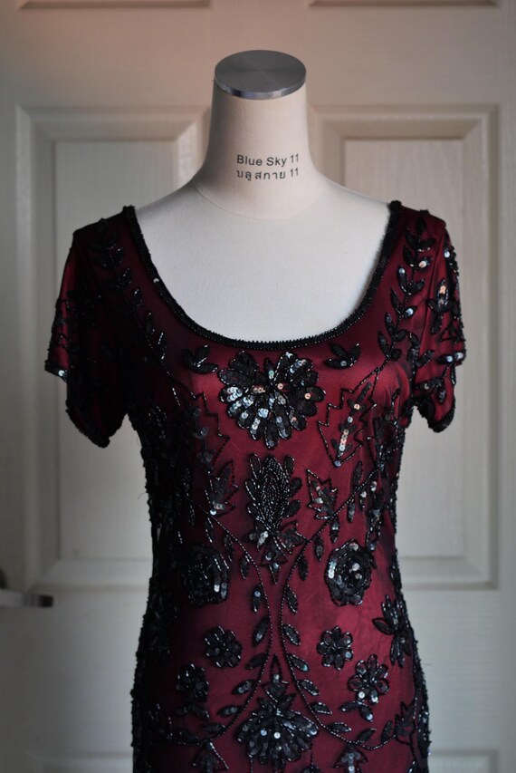 1920 Flapper Art Deco Inspired short party Beaded dr… - Gem