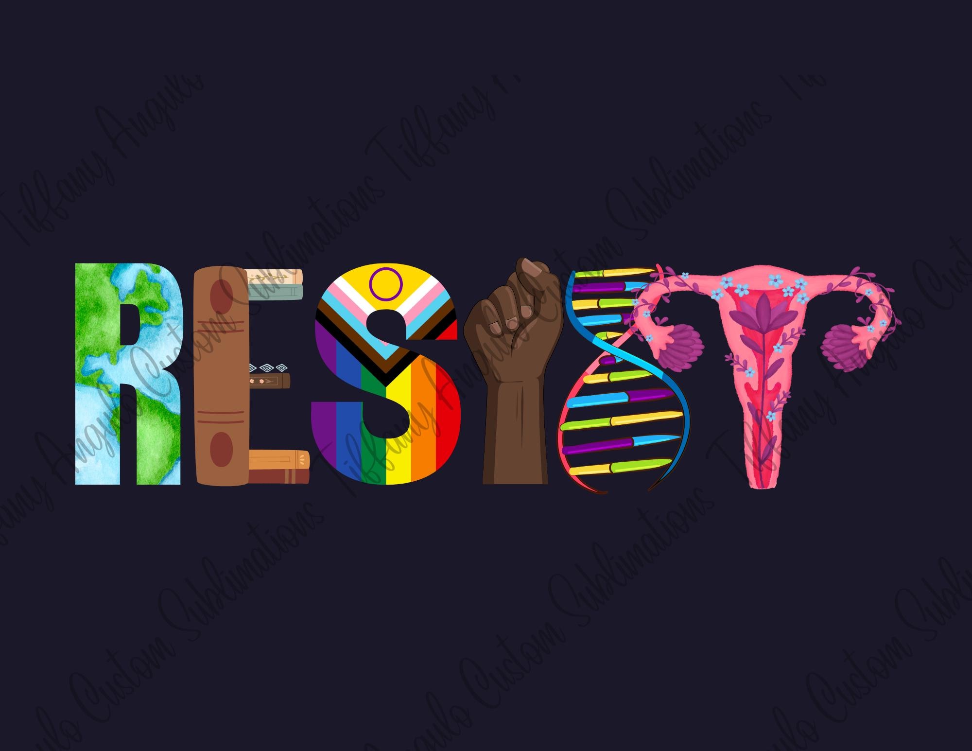RESIST PNG File - Etsy