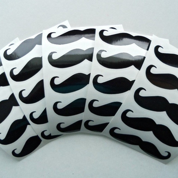 Mustache Vinyl Decal - Etsy
