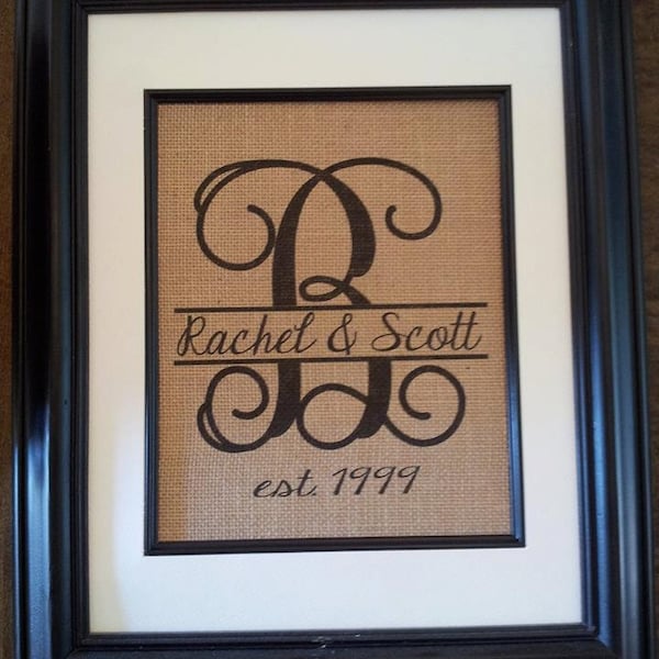 Burlap Print - Etsy