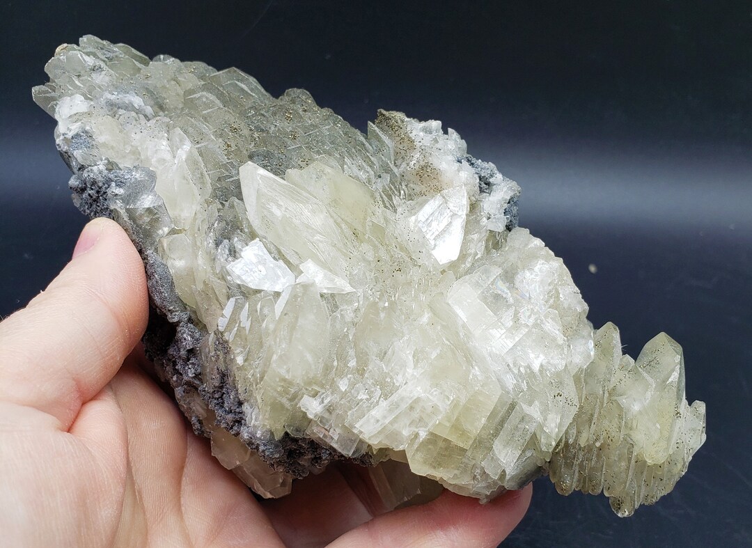DISCOUNTED: Stacked Poker Chip Calcite Crystal Cluster With ...