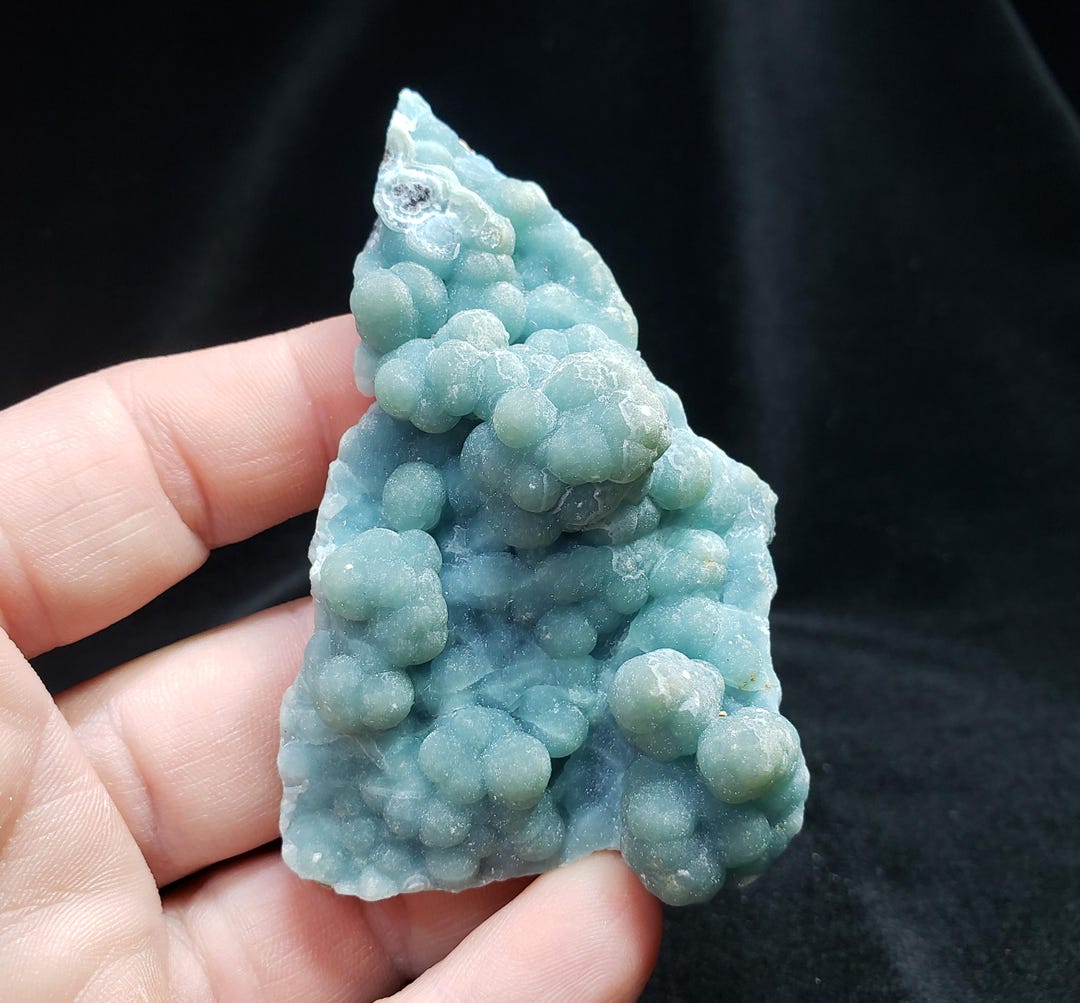 Blue Botryoidal Hemimorphite Crystal Cluster: Yunnan Province, China ...