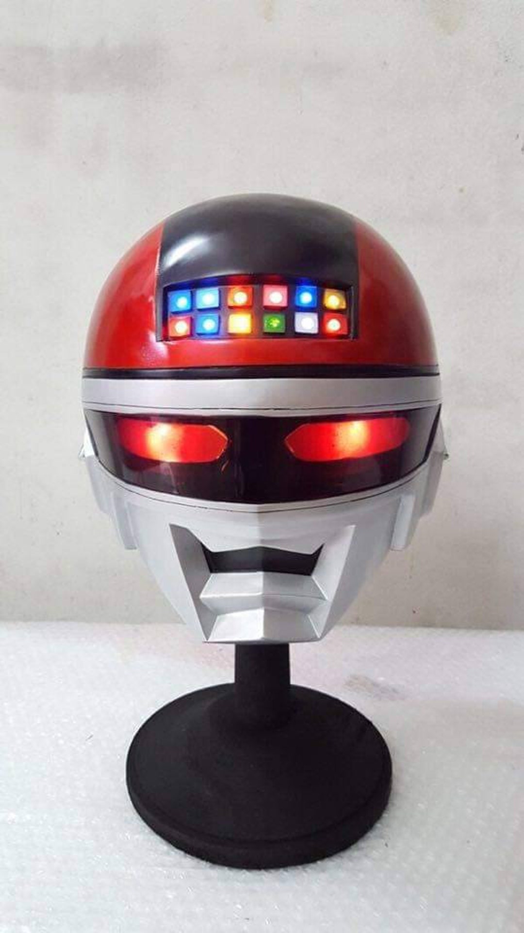 Shariban Space Sheriff Gavan Metal Hero Japan LED Eyes Helmet Prop ...