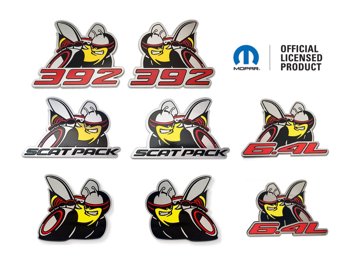 For 2015-2023 Dodge Challenger / Charger Scat Pack Bee Fender Acrylic ...