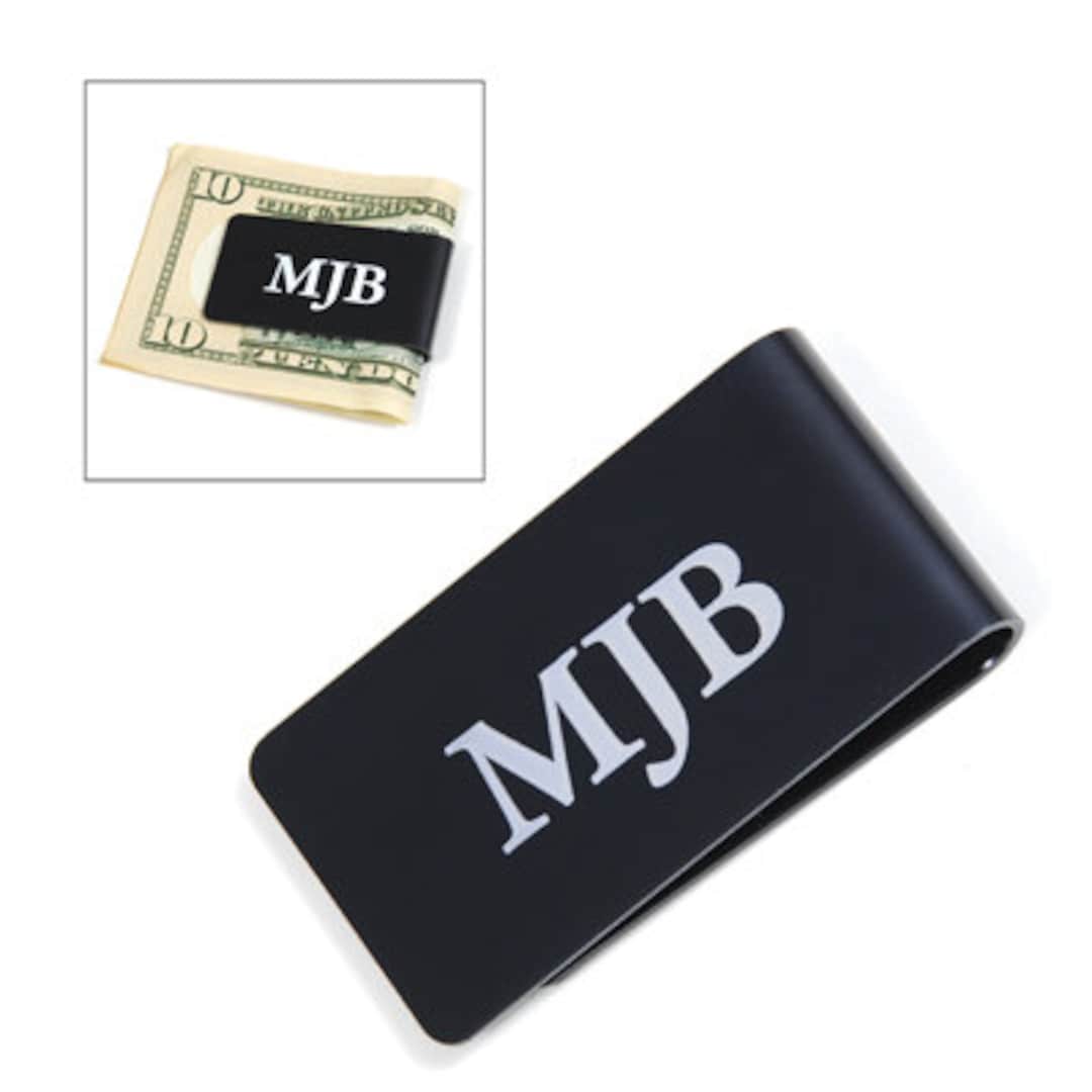 Black Anodized Laser Engraved Money Clip - Etsy