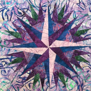 Compass Rose Mini Quilt - Etsy