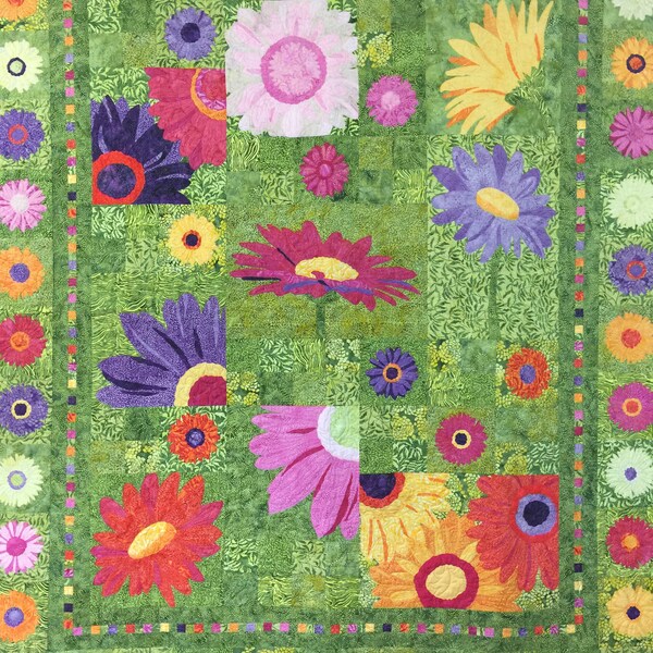 In Full Bloom Quilt Pattern - Etsy