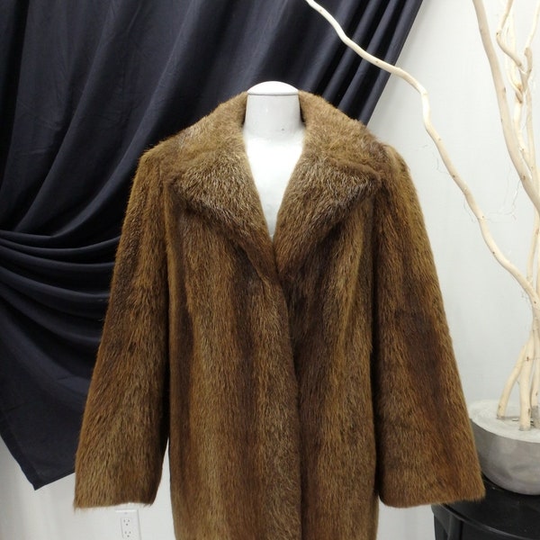 Nutria Fur Coat - Etsy